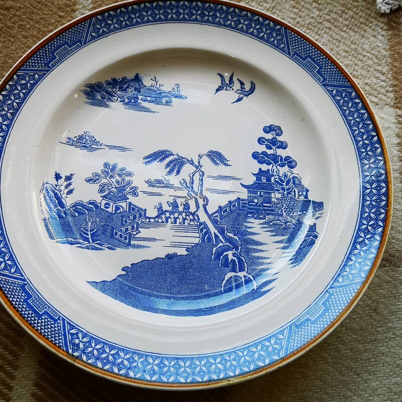 Willow Pattern Plate - Etsy
