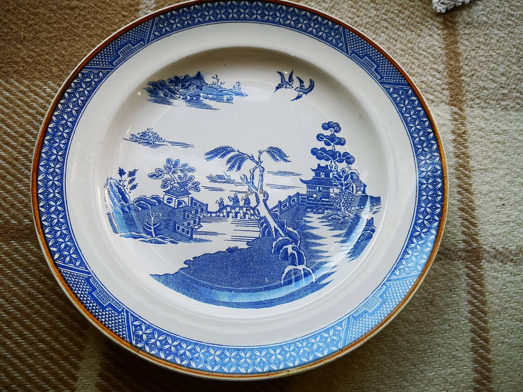 Willow Pattern Plate by Booths Circa 1906 - Etsy