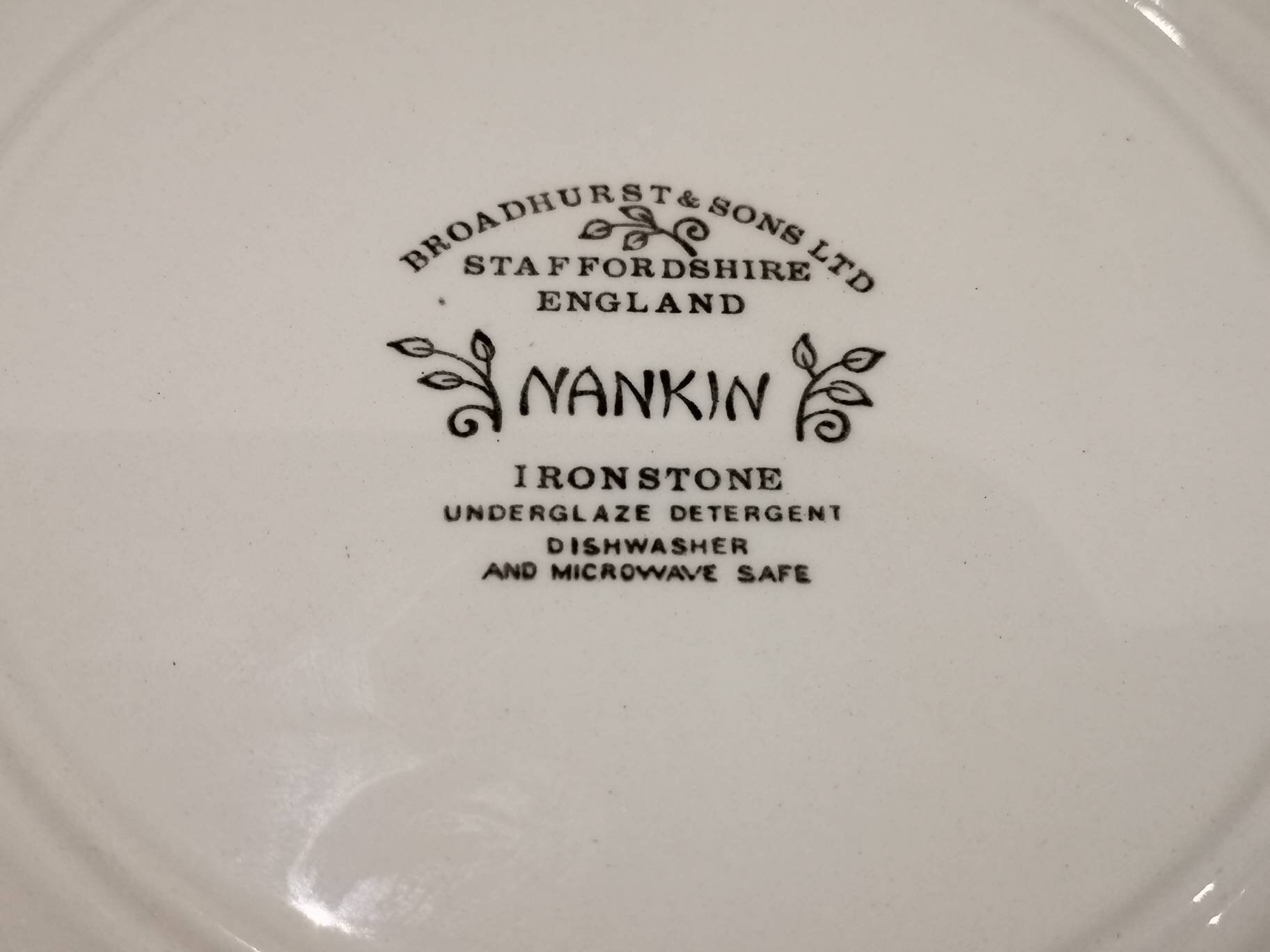 Vintage Broadhurst and Sons Ltd Nankin Plate - Etsy