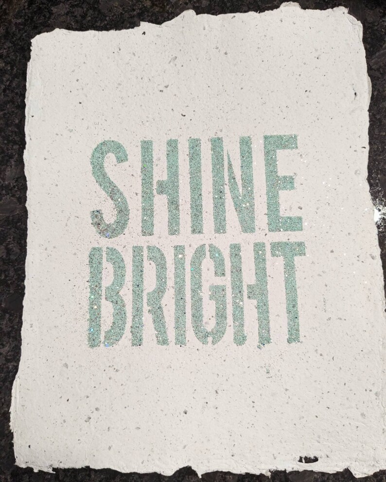 Shine Bright - Motivational, Inspirational Quote | Home and Office ...