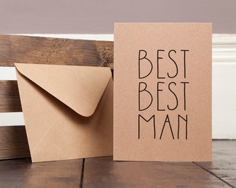 Best man card | Etsy
