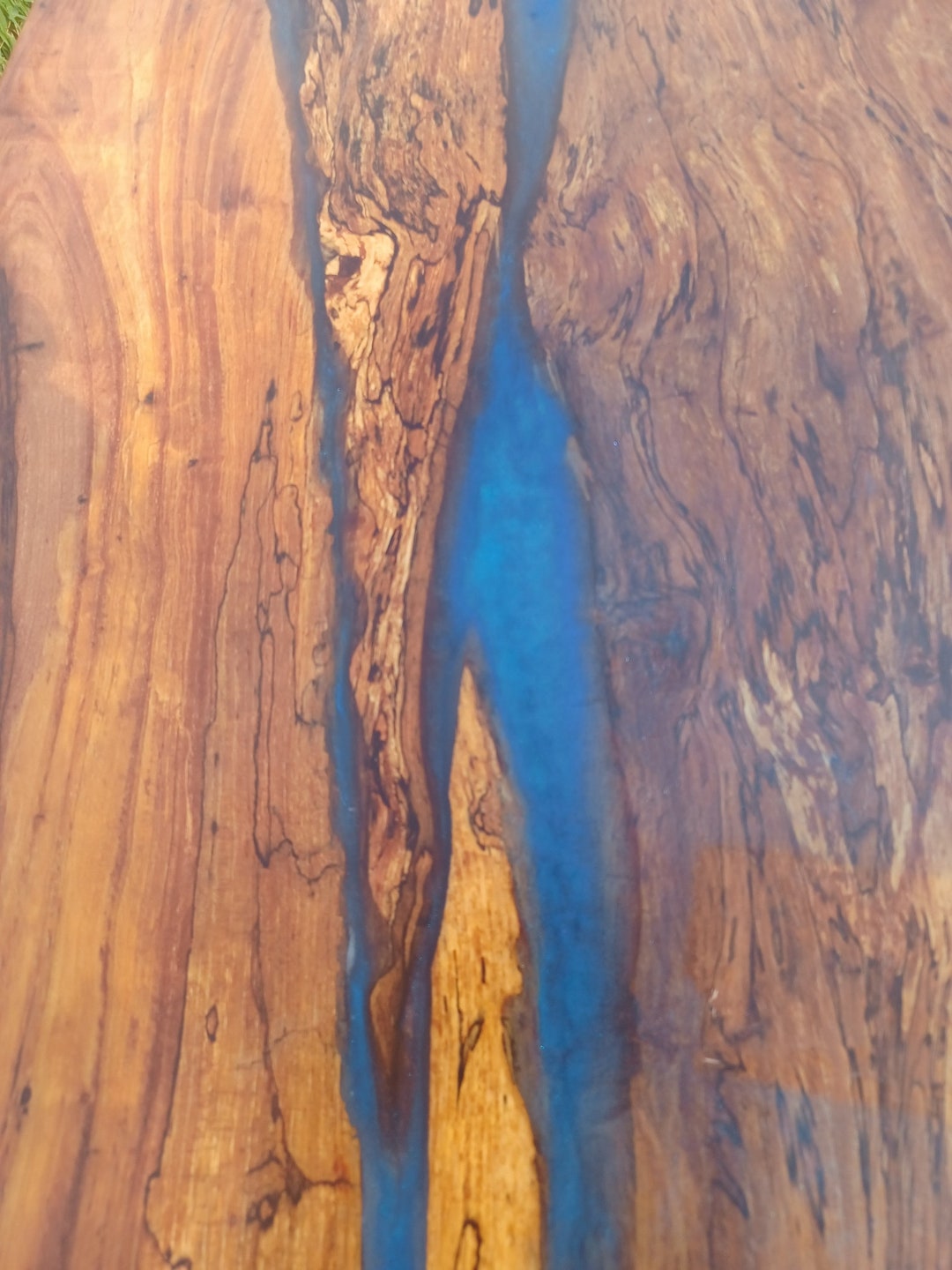 Spalted Pecan River Coffee Table, Epoxy Table - Etsy