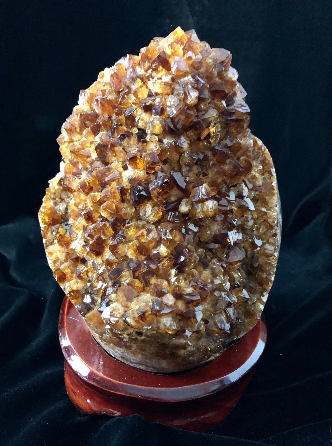 Large Citrine Freeform With Stand From Brazil - Etsy