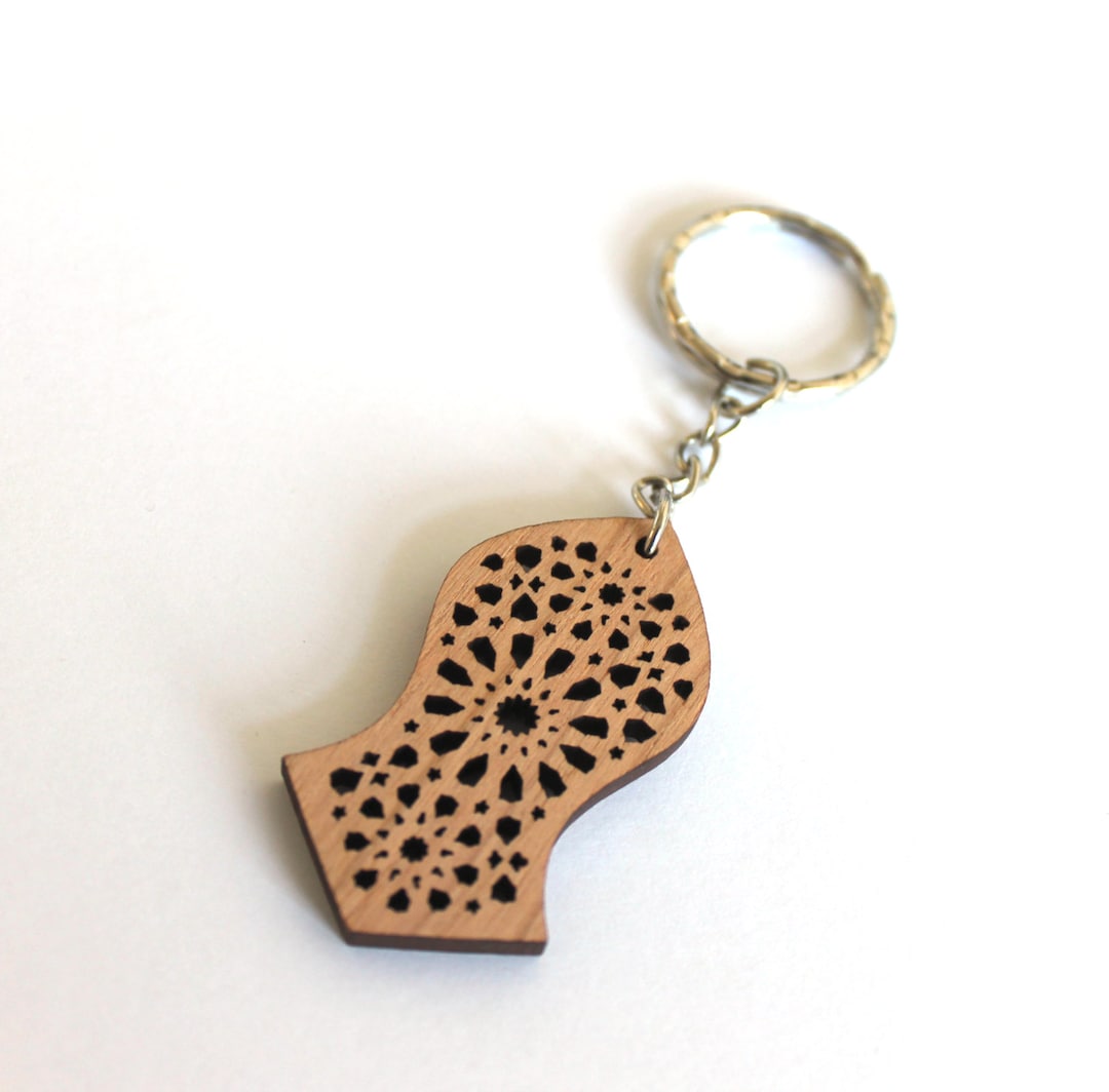 Nalain Geometric Keychain Islamic Keyring Nalayn Keyring - Etsy UK