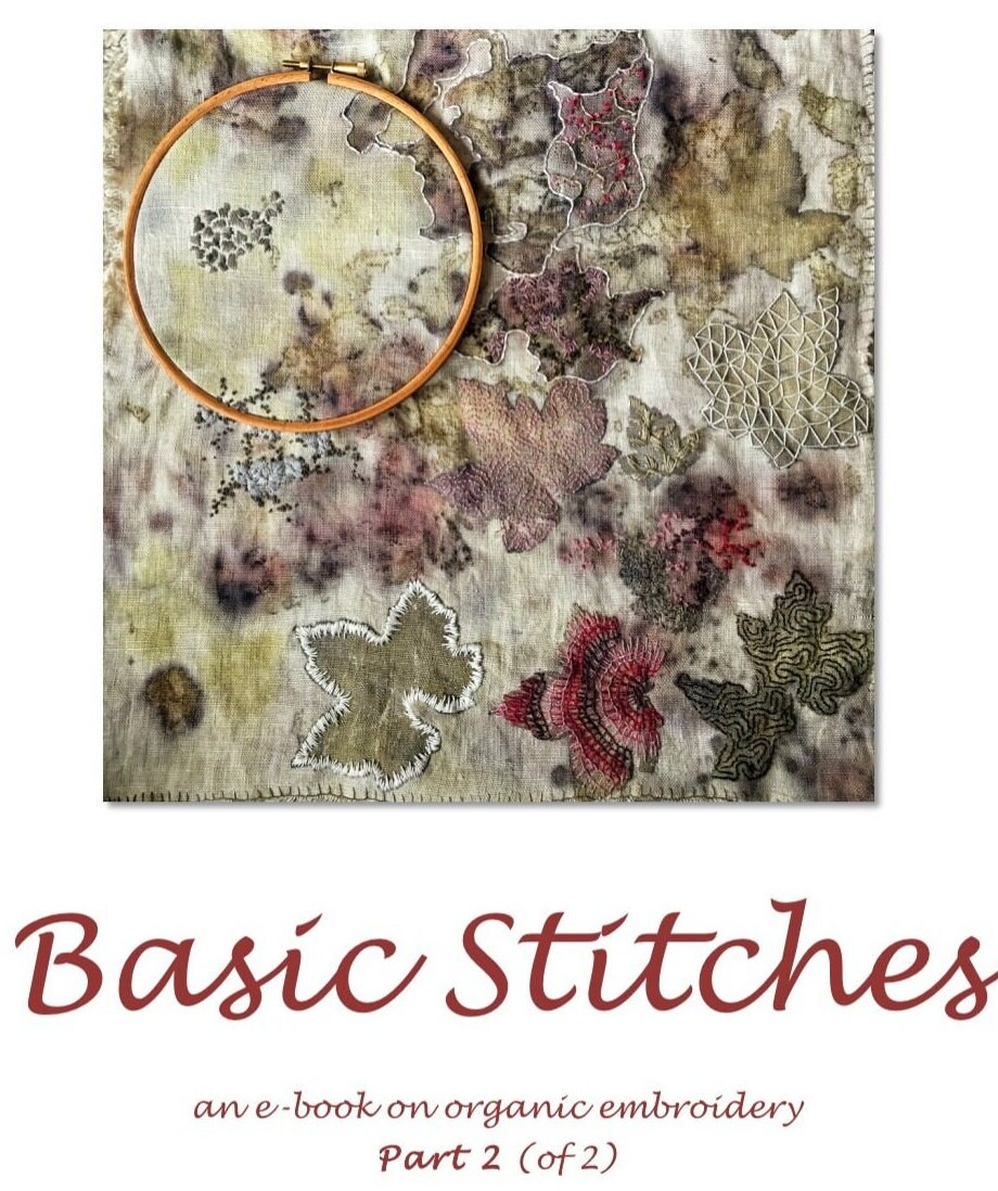 Basic Stitches in Organic Embroidery, E-book in 2 Parts (downloadable ...