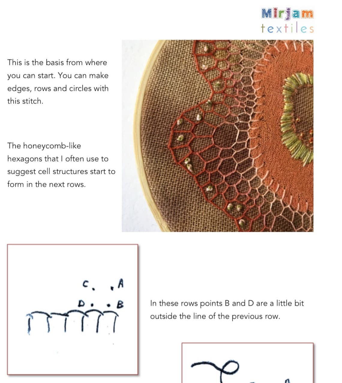 Basic Stitches in Organic Embroidery E-book in 2 Parts | Etsy