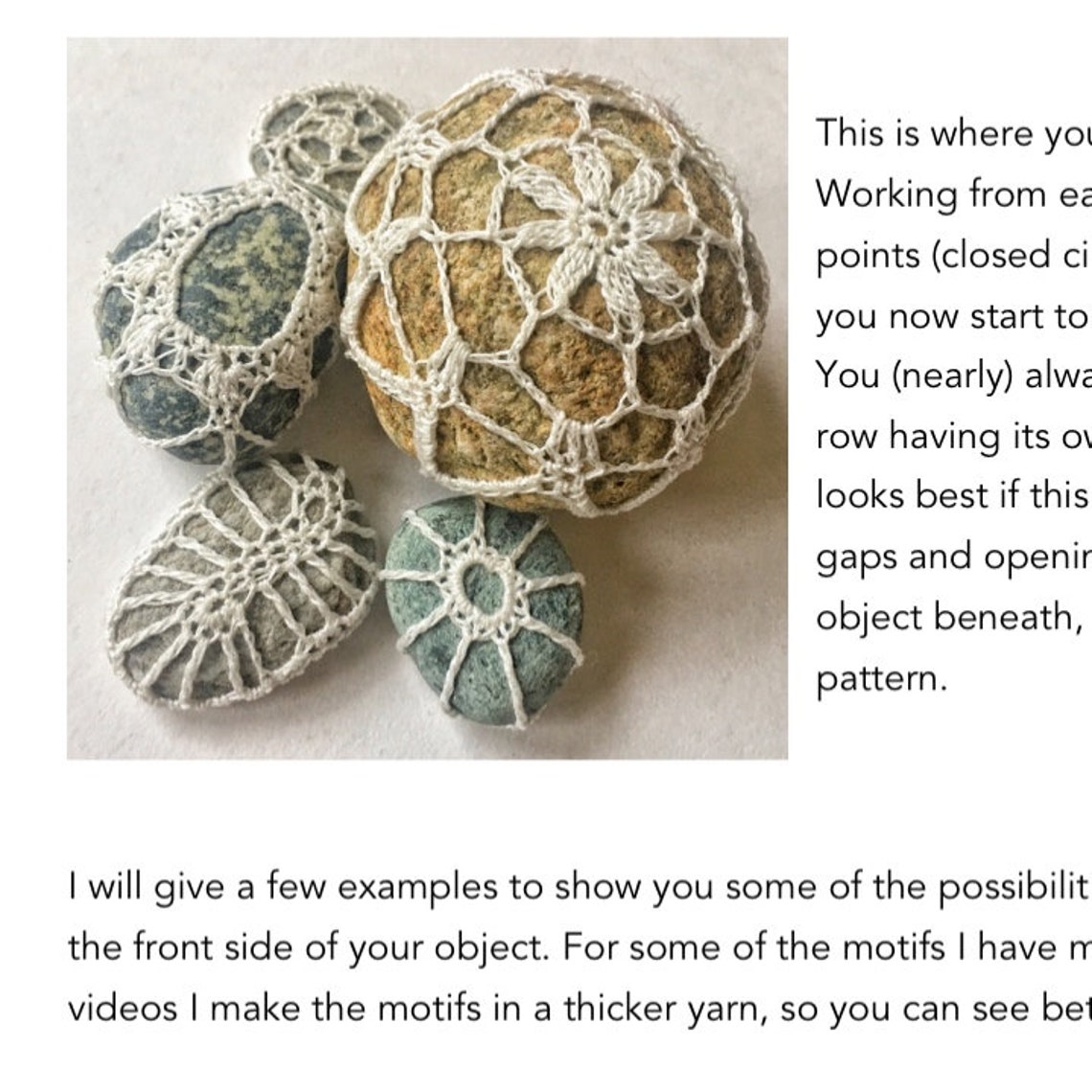 How to Crochet Around Objects. Tutorial With American Crochet ...