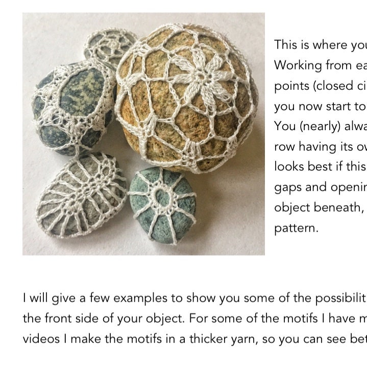 How to Crochet Around Objects. Tutorial With American Crochet ...