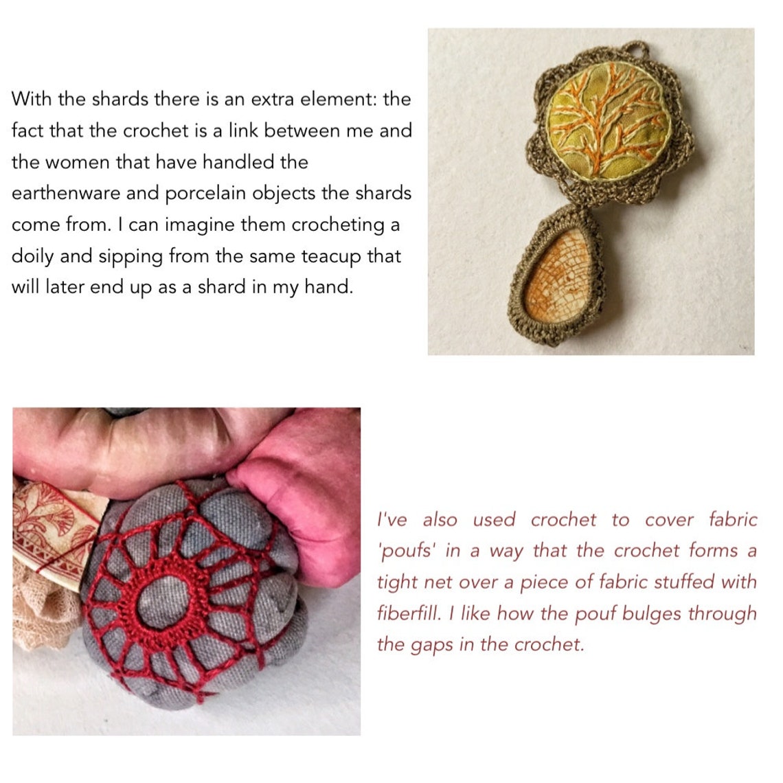 How to Crochet Around Objects. Tutorial With American Crochet ...