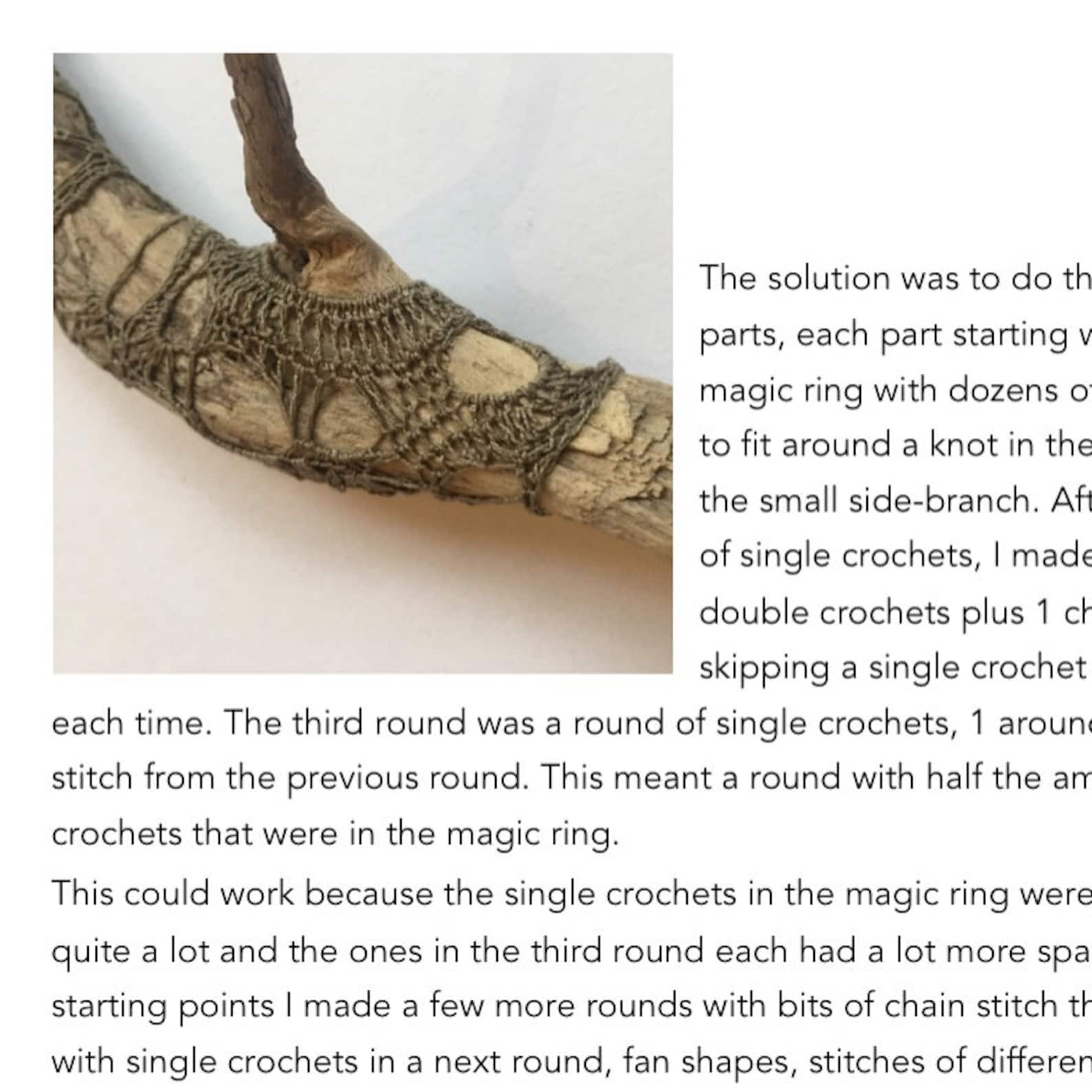 How to Crochet Around Objects. Tutorial With American Crochet ...