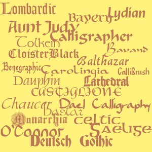 Calligraphy Font Pack - 23 Quality Truetype Fonts - for Personal or ...