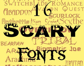 Cursive Font Pack - 12 Quality Truetype Fonts - for Personal or ...