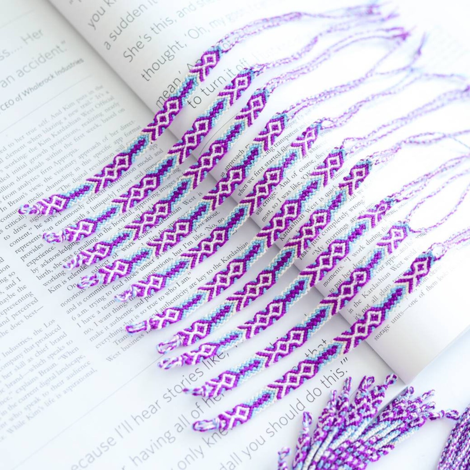 Friendship Bracelets Handmade Woven Hippy Boho/best Friend Gift/woven ...