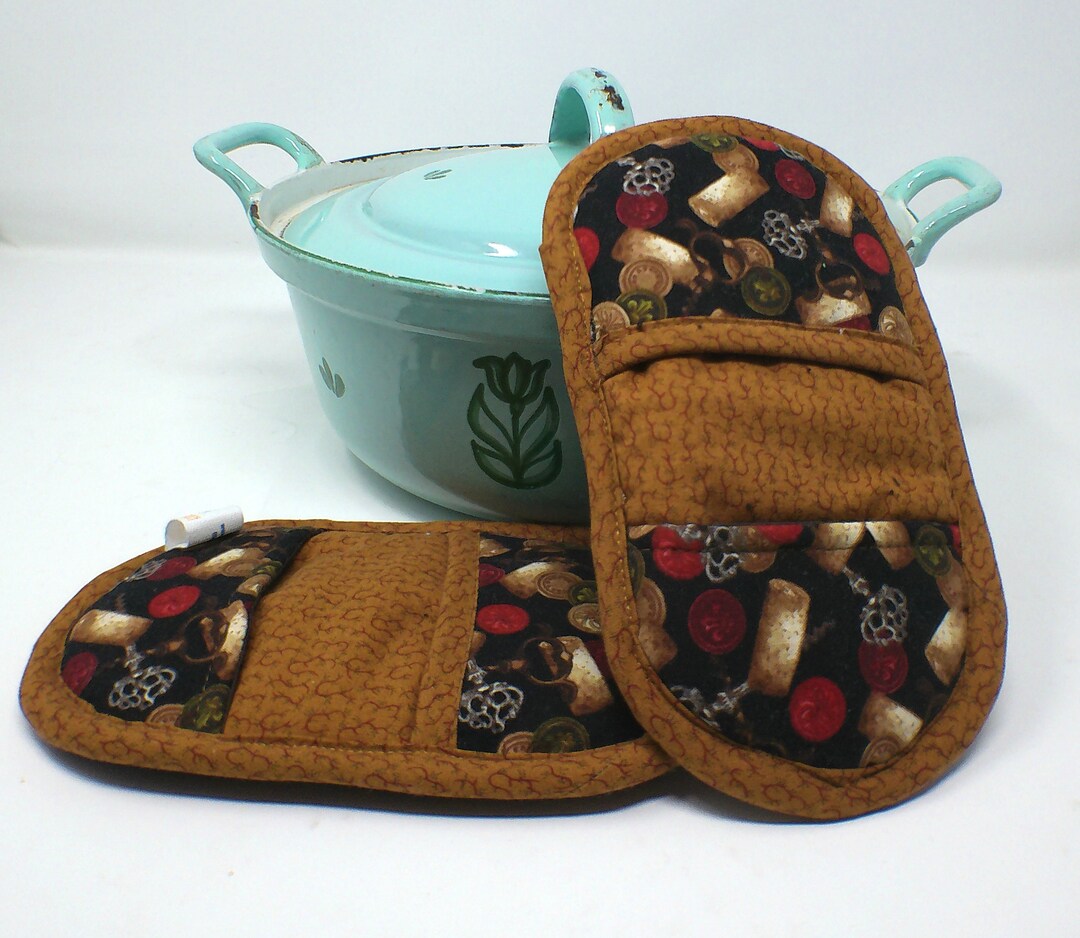 Clam Shell Shaped Potholder, Microwave Kitchen Mitts for Your Handmade ...
