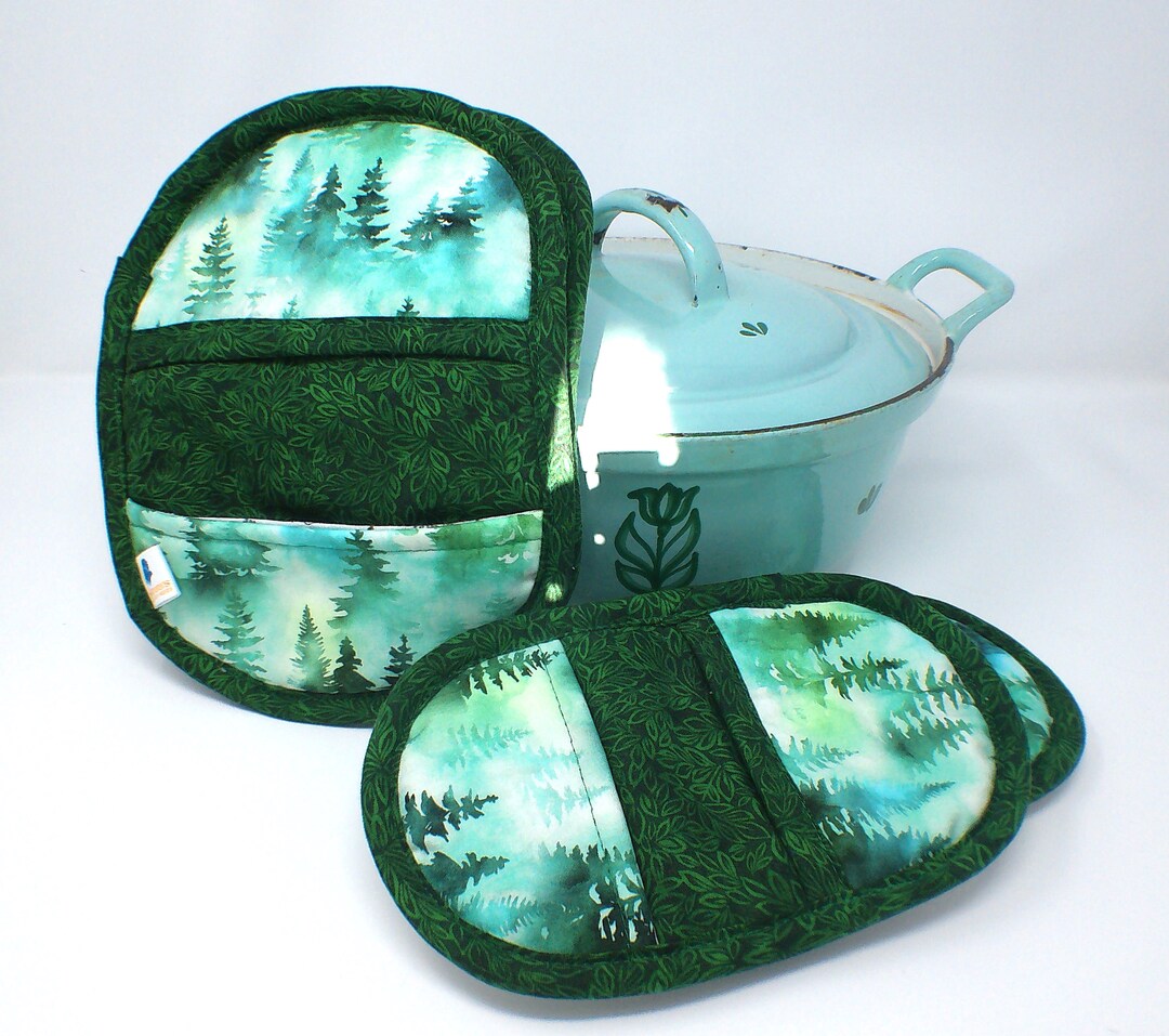 Hot Fingers Potholder, Microwave Kitchen Mitts, Apartment Cooking ...