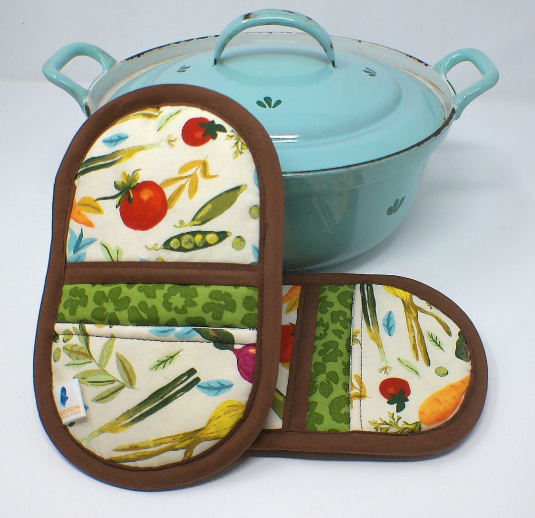 Clam Shell Shaped Potholder, Microwave Kitchen Mitts for Your Handmade ...