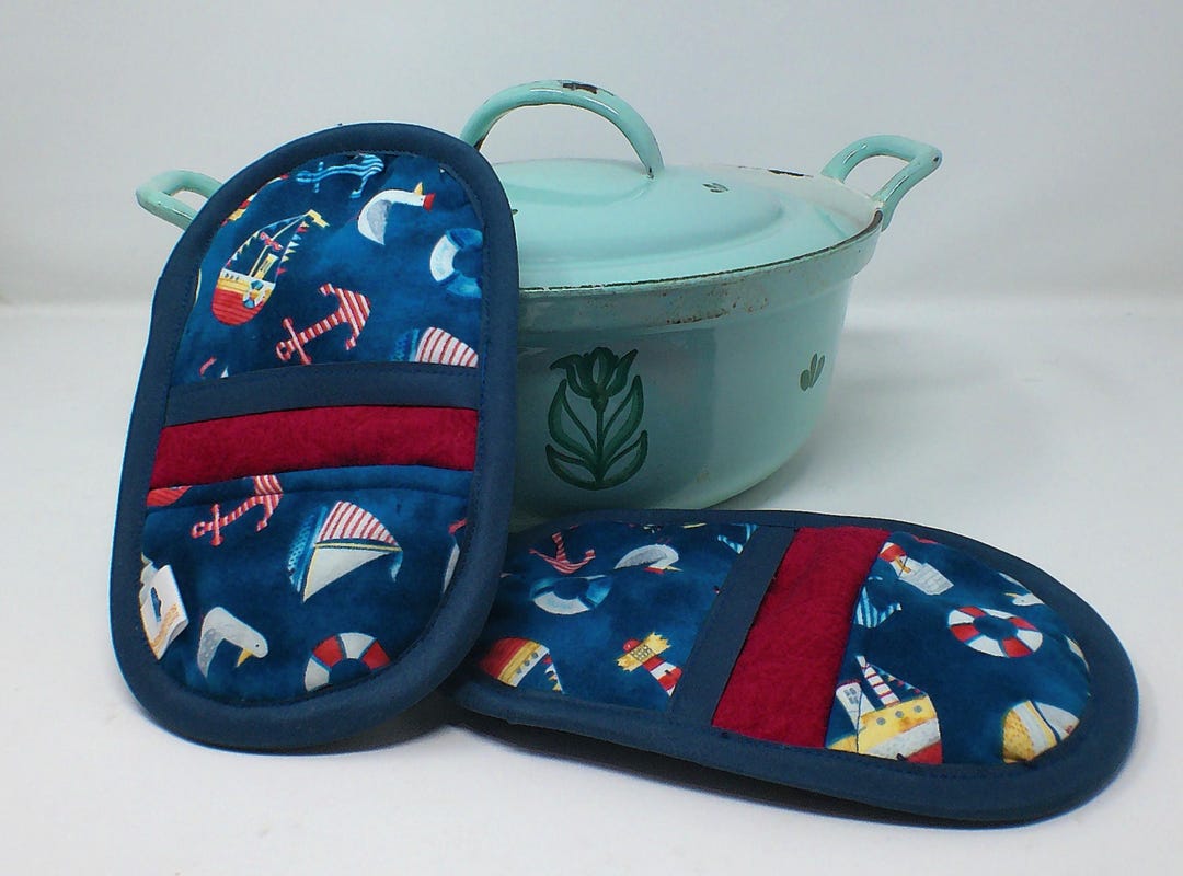 Clam Shell Shaped Potholder, Microwave Kitchen Mitts for Your Handmade ...