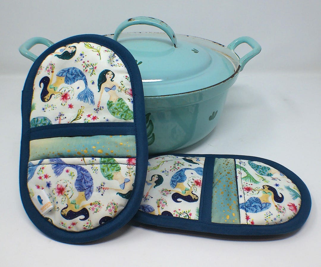 Clam Shell Shaped Potholder, Microwave Kitchen Mitts for Your Handmade ...