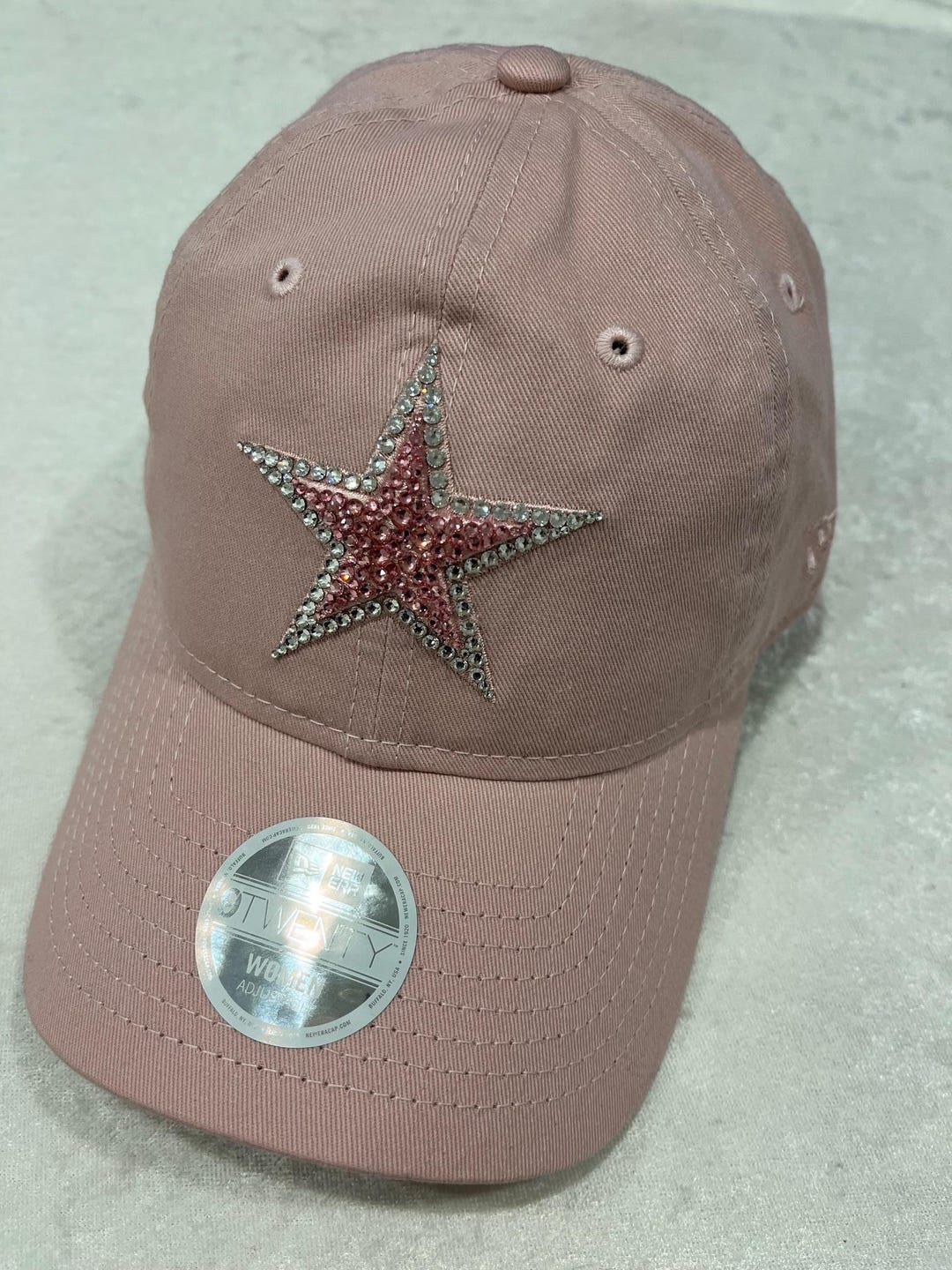 Dallas Cowboys Blush Pink Swarovski Crystal Hat, NFL Jeweled Cap - Etsy