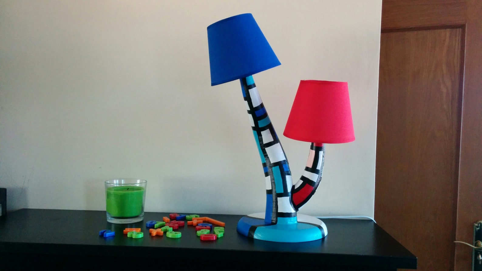 Mondrian Table Lamp | Etsy