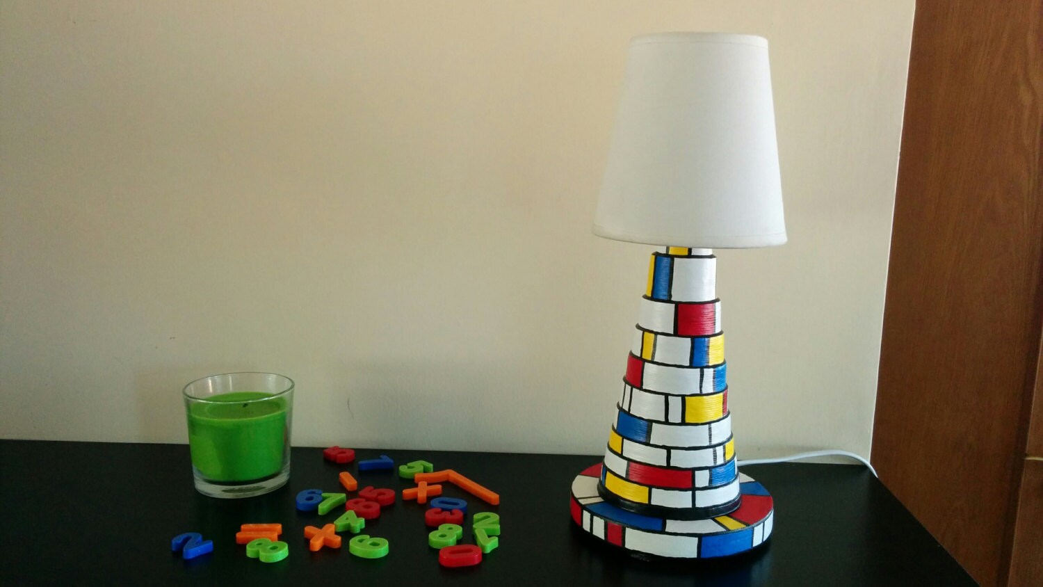 Mondrian Table Lamp | Etsy