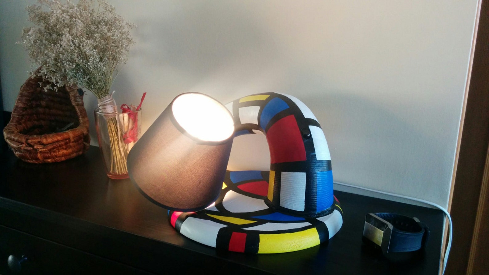 Big Twister Mondrian Lamp | Etsy