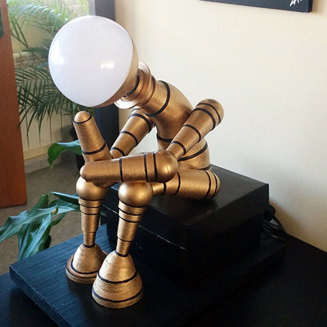 The Robot Thinker - Etsy