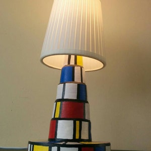 Mondrian Table Lamp - Etsy