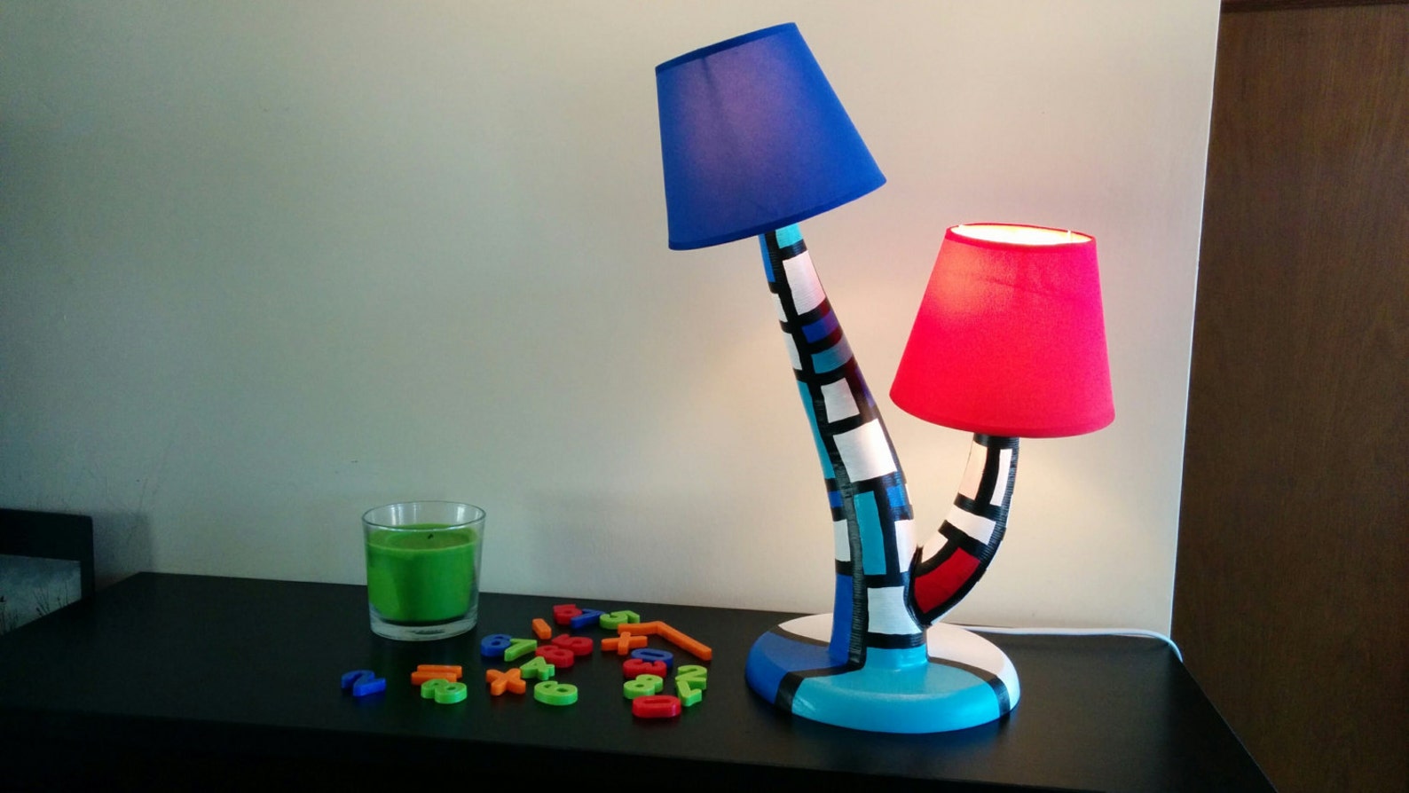 Mondrian Table Lamp | Etsy