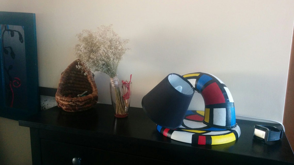 Big Twister Mondrian Lamp - Etsy