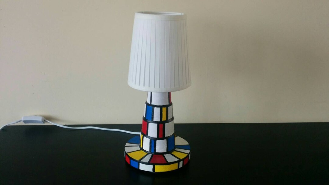 Mondrian Table Lamp - Etsy