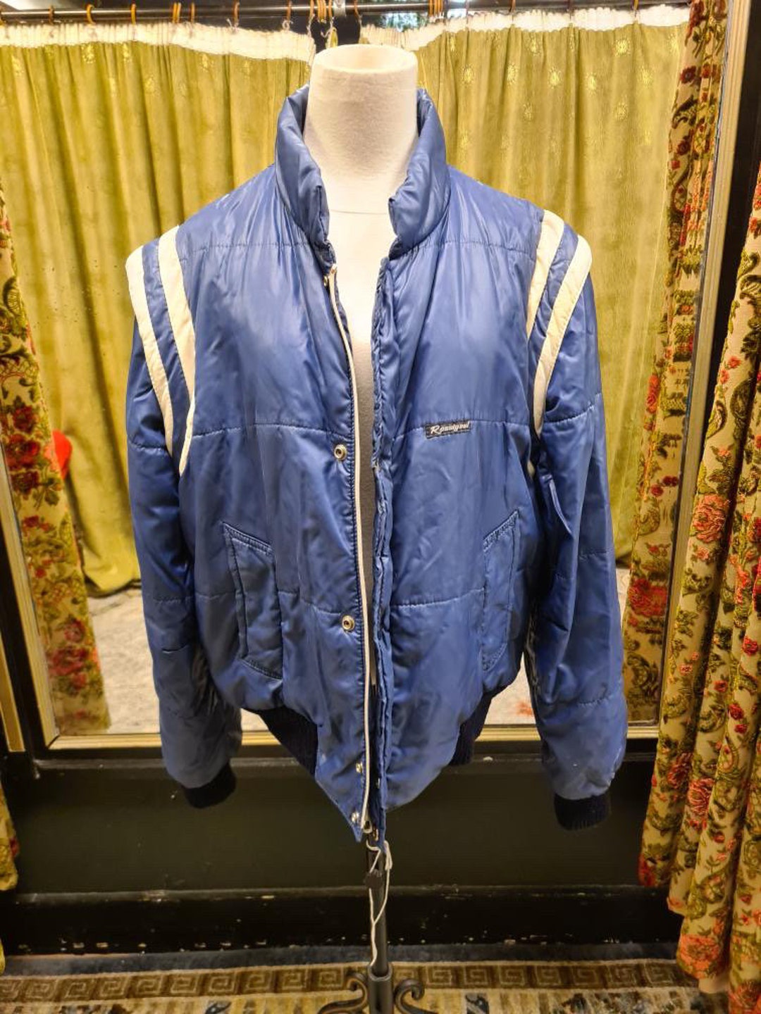 Blue Rossignol Puffer Jacket - Etsy