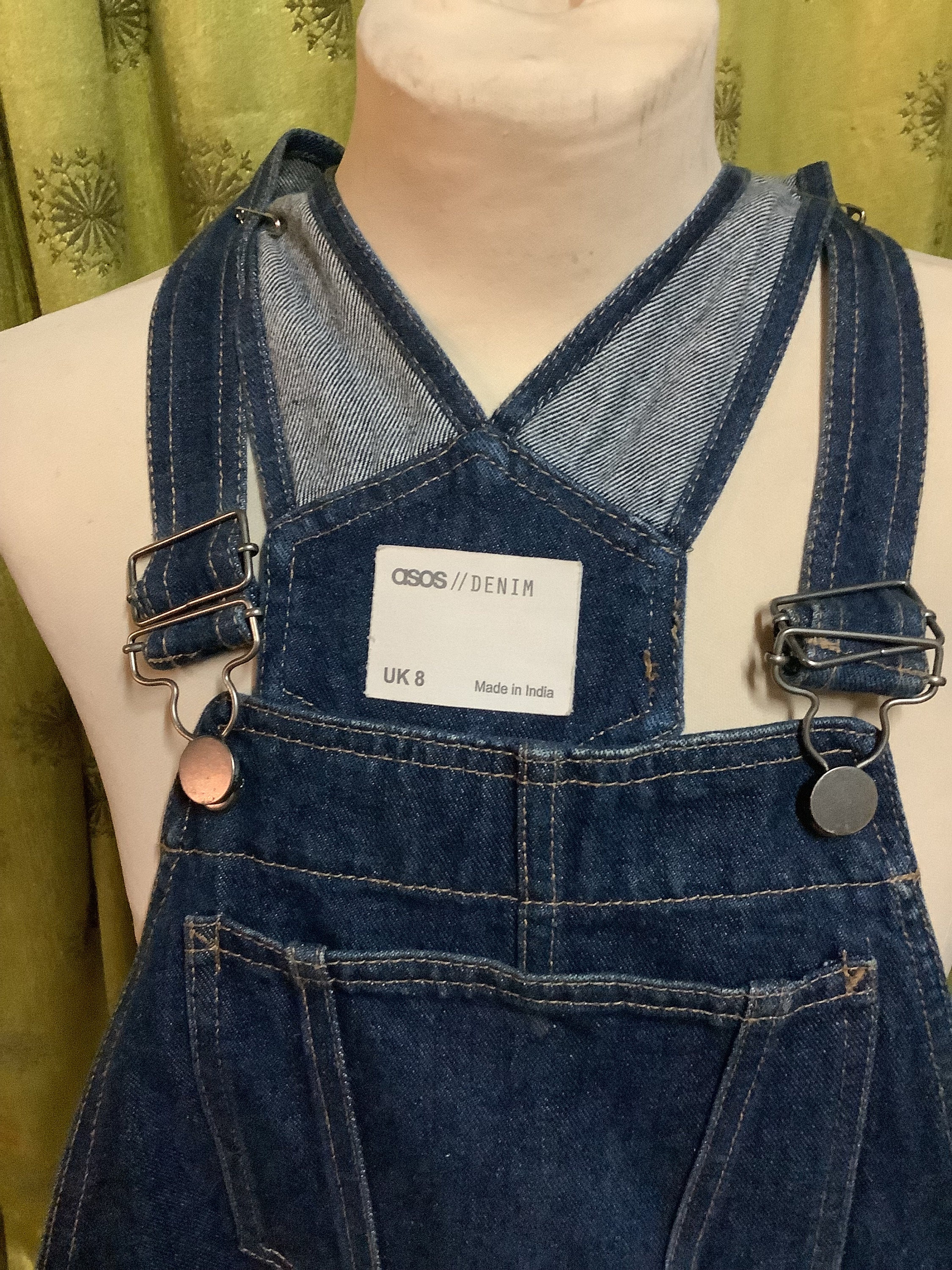 ASOS Denim Dungarees Full Length Slim Fit - Etsy