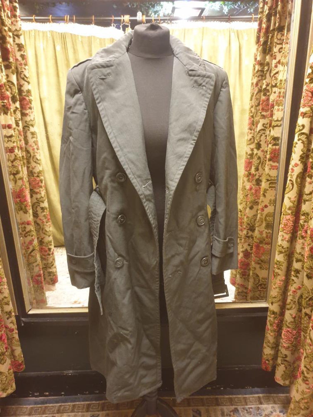 Vintage Canvas Overcoat - Etsy