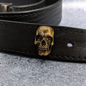 Concho Bronze Skull 19 X 28mm Leather Jewelry Accessories - Etsy