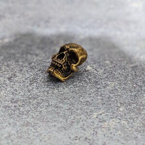 Concho Bronze Skull 19 X 28mm Leather Jewelry Accessories - Etsy