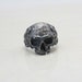 Silver Ring Sterling Silver Ring Skull Ring Heavy Metal Black Ring ...