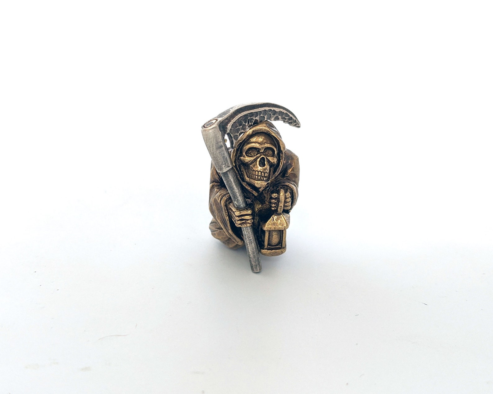 Grim Reaper Skull Beads Brass Bead Lanyard Bead Paracord Beads - Etsy