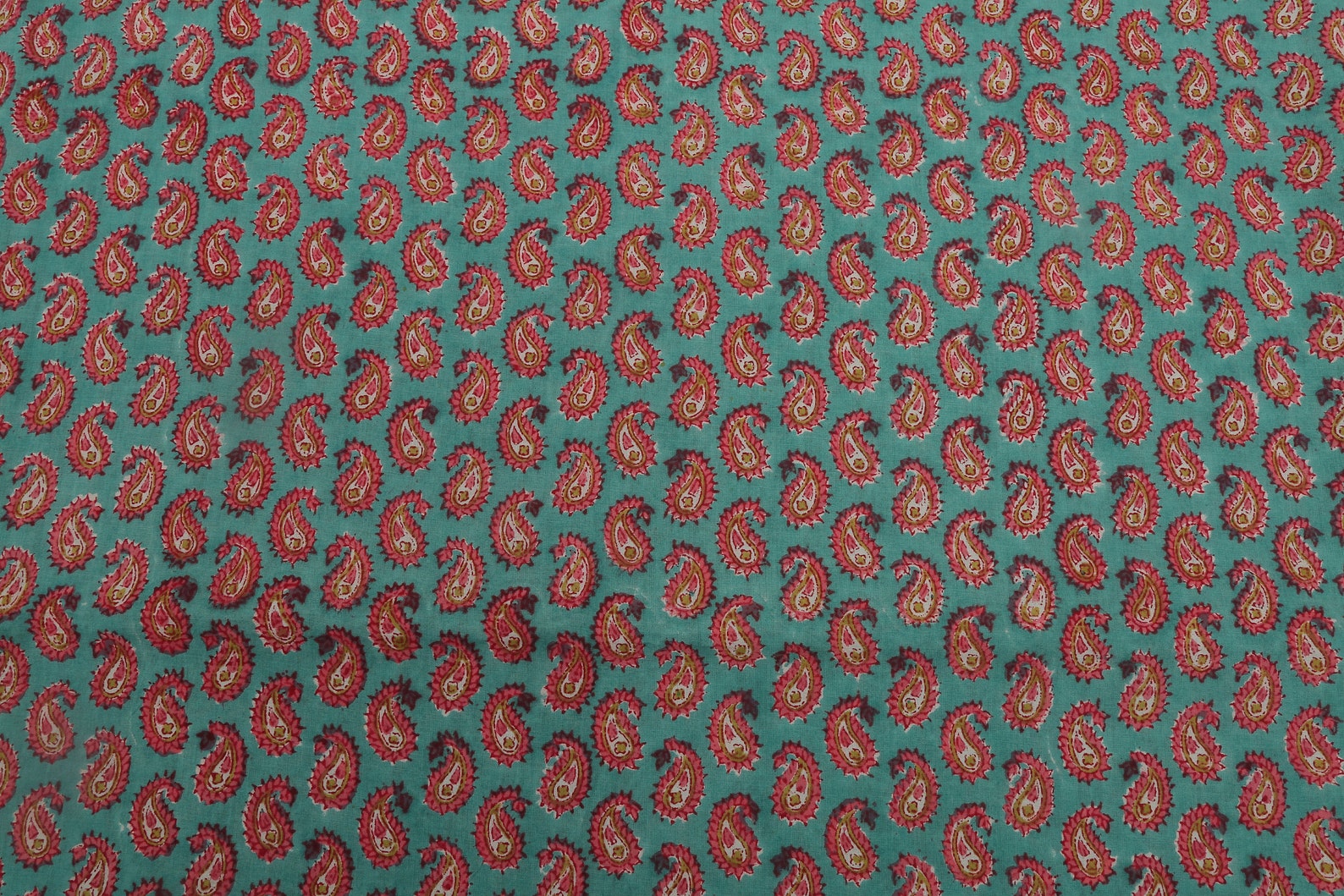 Small print Cotton fabric Hand Block Print Fabric of India | Etsy