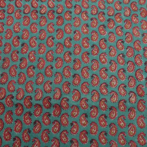 Small Print Cotton Fabric, Hand Block Print Fabric of India, Gray ...