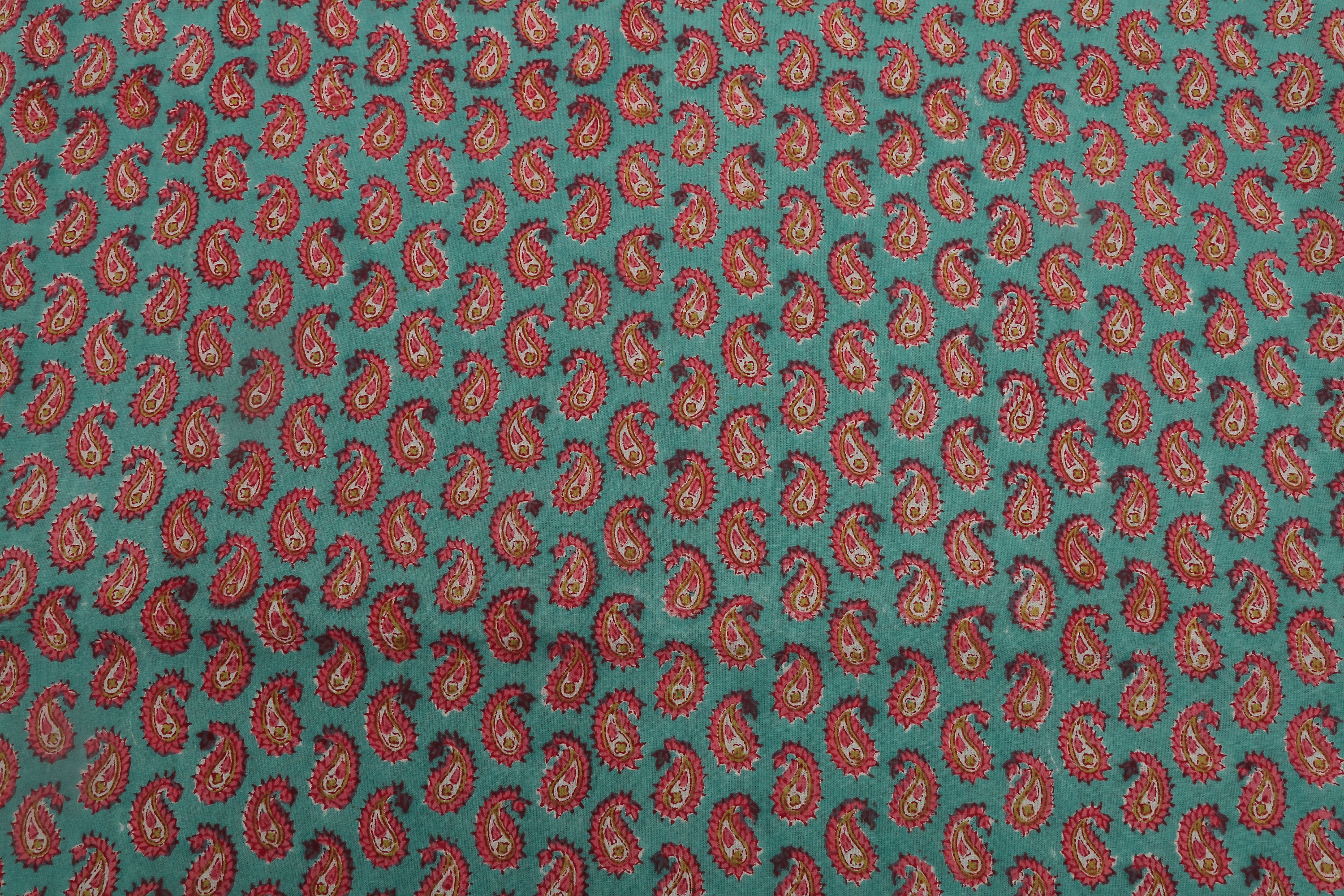 Small print Cotton fabric Hand Block Print Fabric of India | Etsy