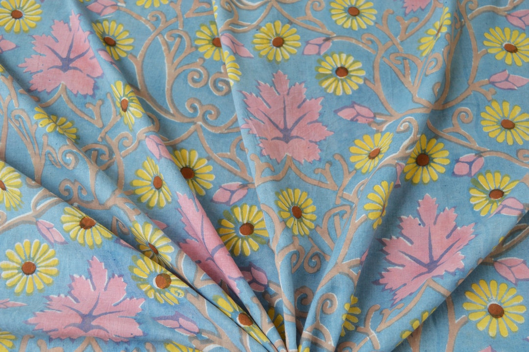 Block by Block: Unveiling the Charm of Hand Print Fabrics Indian Cotton ...