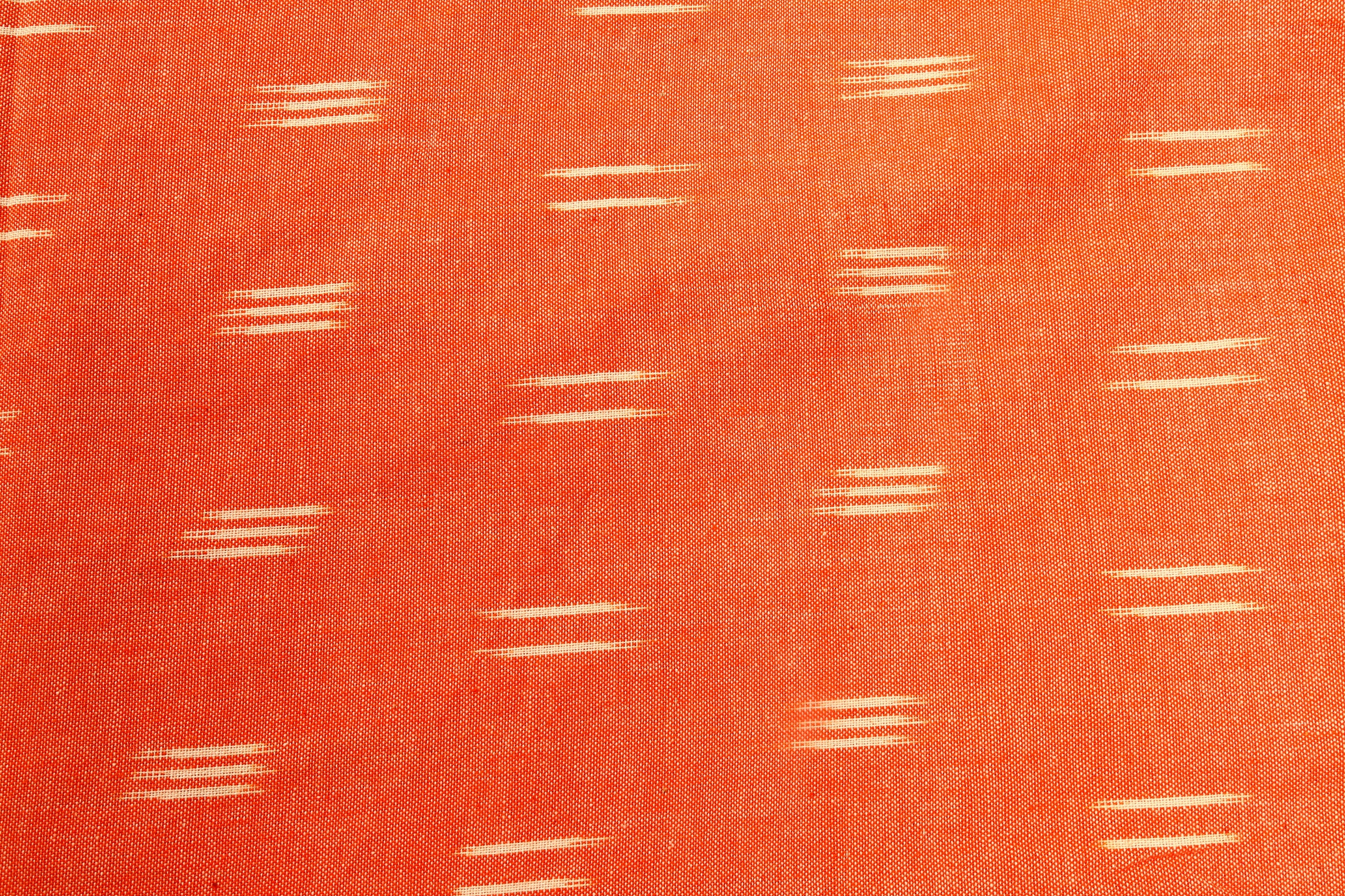 Ikat Fabric Handloom Ikat Fabric Orange Fabric Sewing - Etsy
