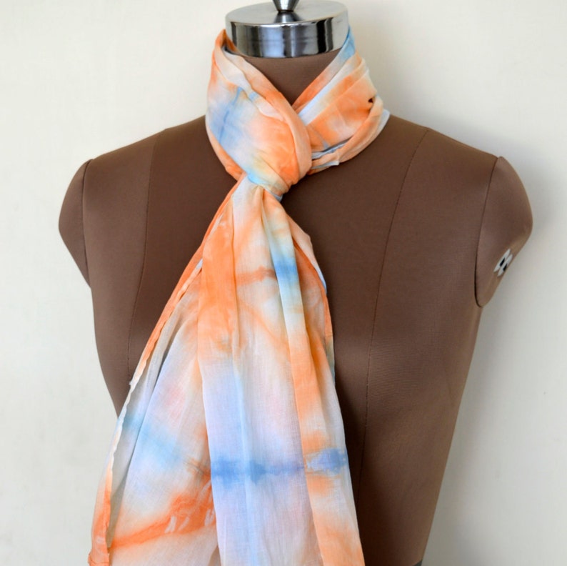 Cotton scarf block print fabric Scarf India fabric hand | Etsy