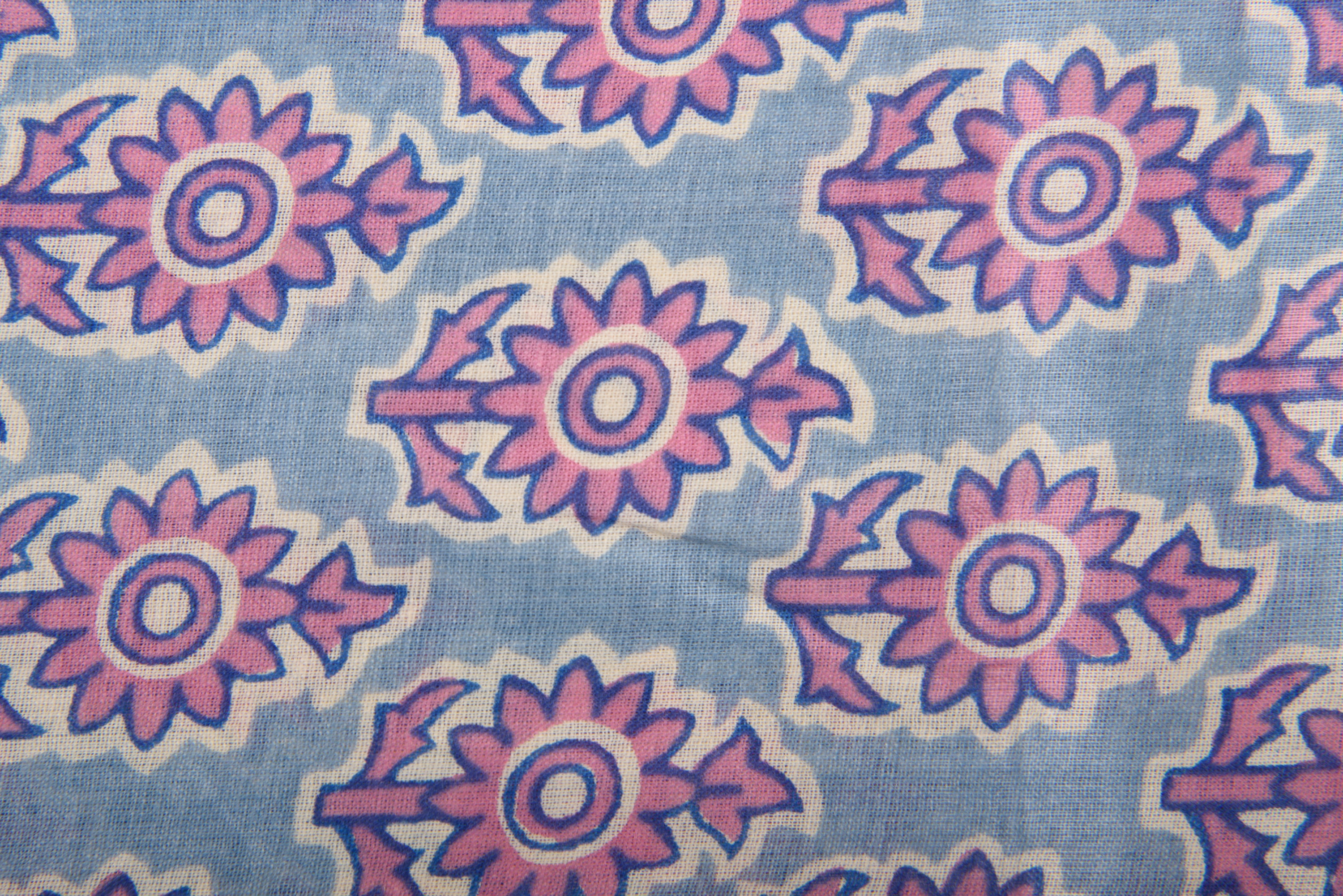 Pink Cotton Print Fabric Cotton Fabric Floral Fabric Fabric | Etsy