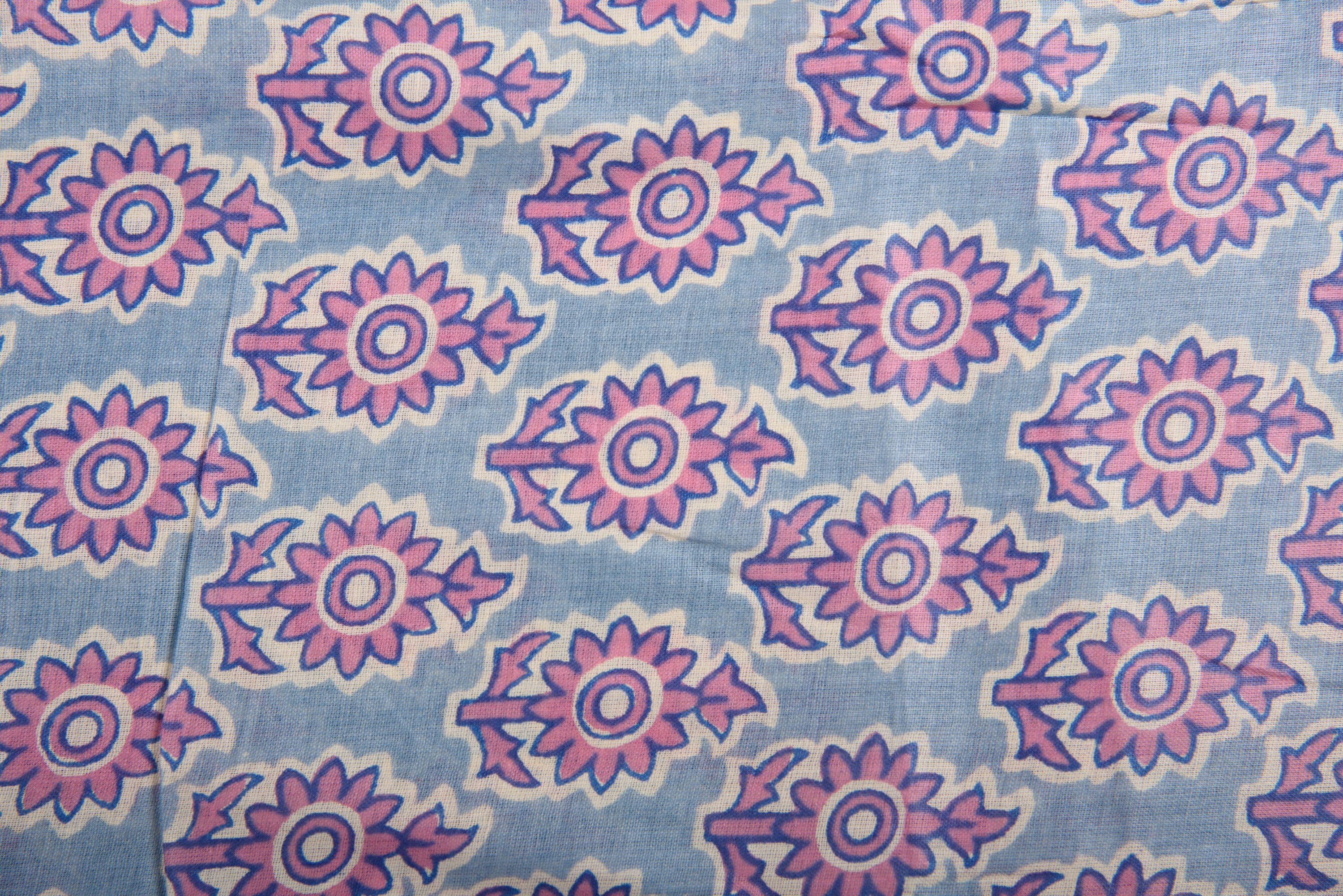 Pink Cotton Print Fabric Cotton Fabric Floral Fabric Fabric | Etsy