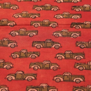 Car Print Fabric Block Print Fabric Indian Fabric Printed - Etsy