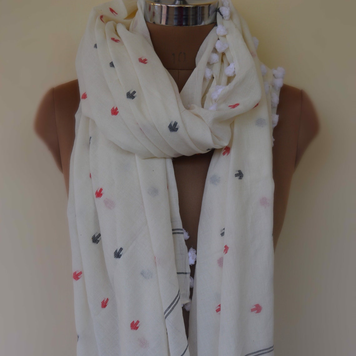 Scarf Gift for Her India Fabric Hand Woven Scarf Scarf - Etsy