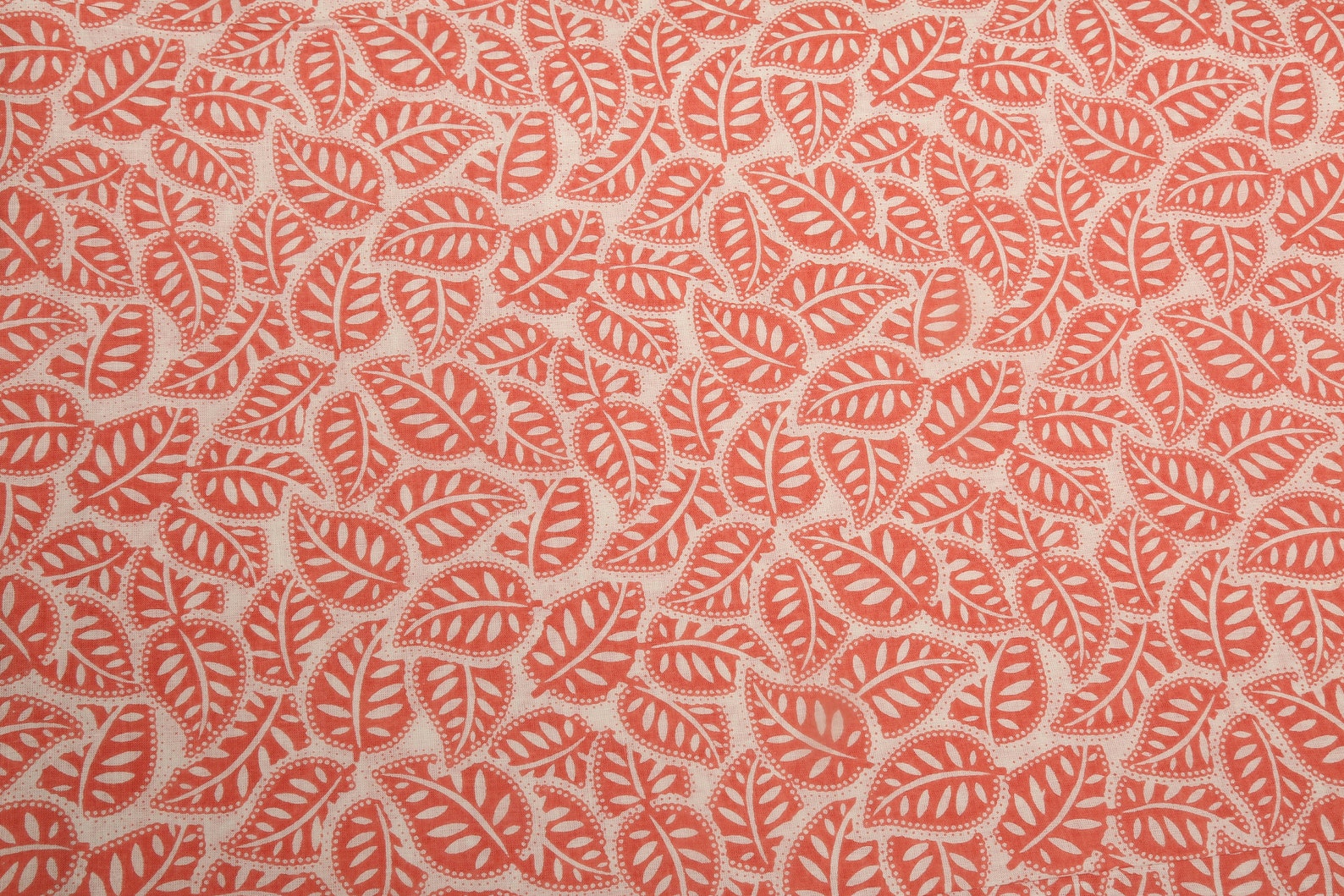 Orange Cotton Fabric by Yard Screen Print Fabric India - Etsy