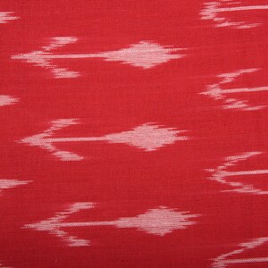 Fine 2/40 Handloom Ikat Fabric, Red Ikat Abric, Fashion Fabric, Ikat ...